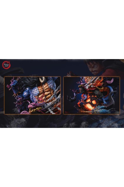 Fantasy Studio One Piece Human Beast Form Kaido vs Gear 5 Nika Luffy ...