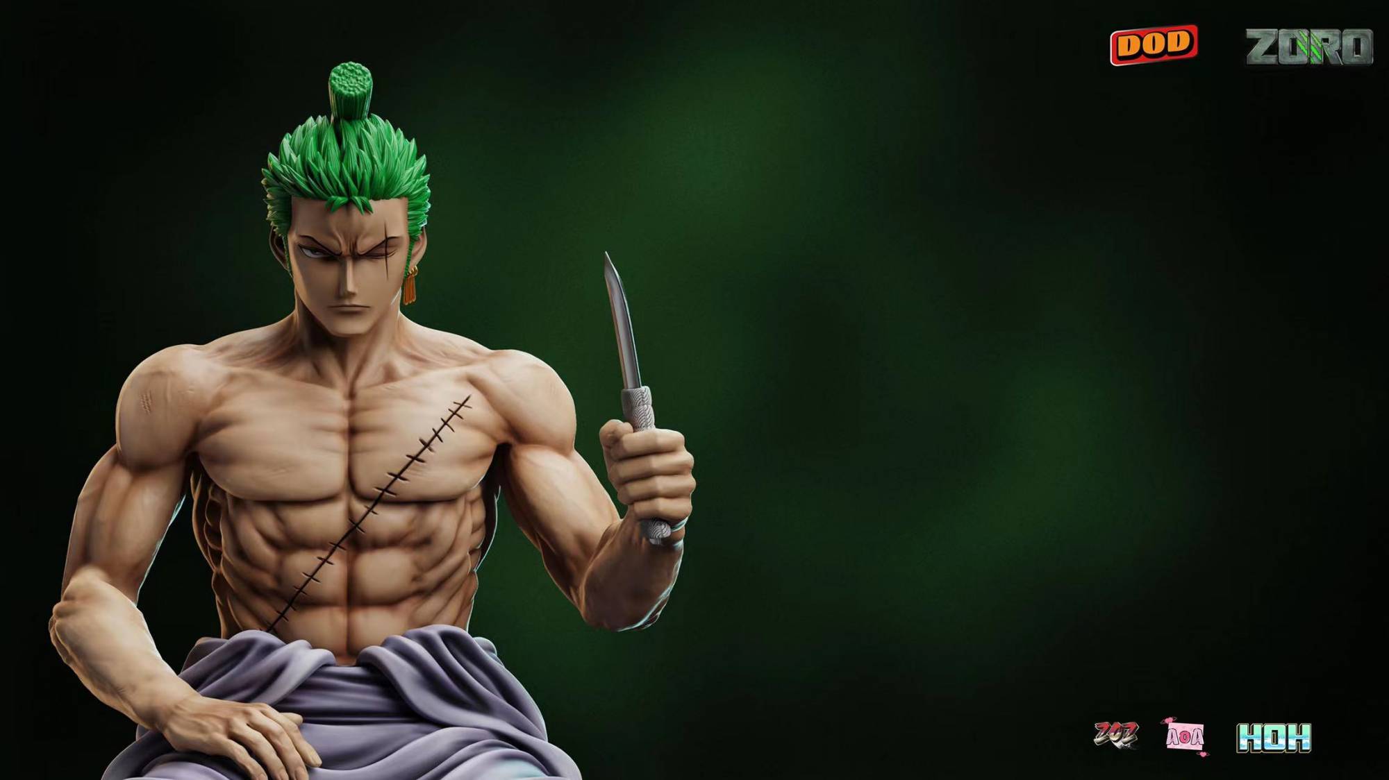 DOD Studio One Piece Bathrobe Zoro | Mirai Collectibles