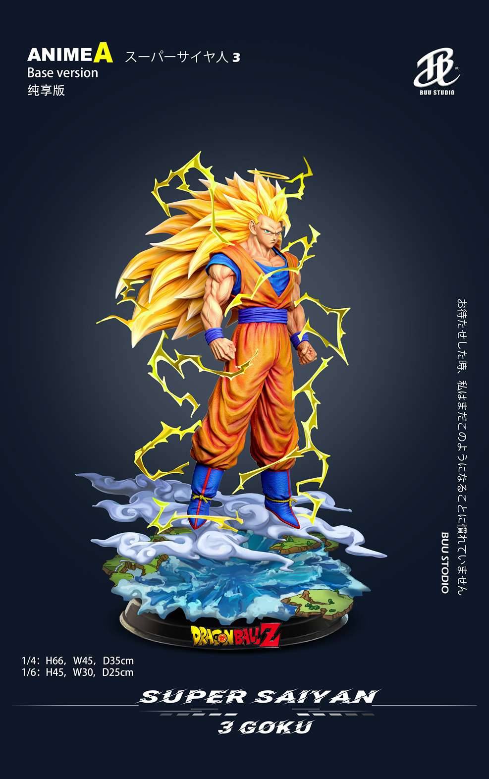 Lssj3 Goku SSJ3 Goku Blue A1 Poster – CreateSA