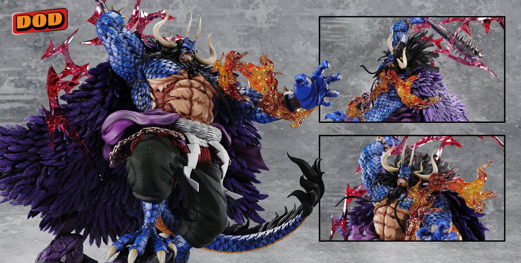 DOD Studio One Piece Kaido Half Beast Form | Mirai Collectibles
